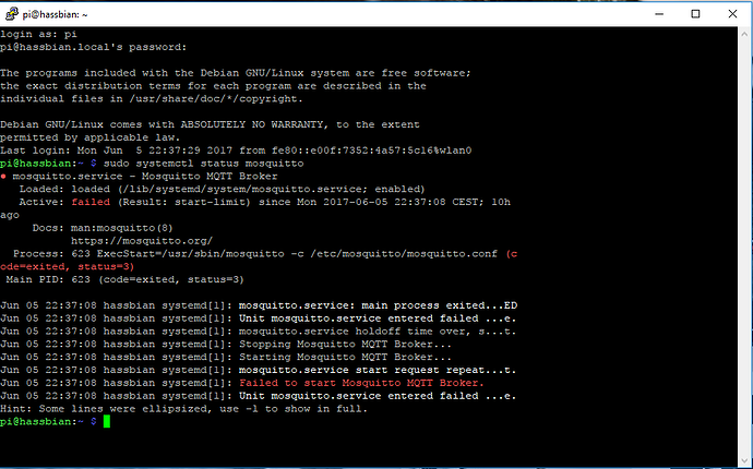Mosquitto problem - Configuration - Home Assistant Community