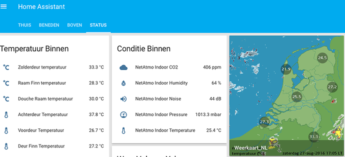 Simple weather map Netherlands - Share your Projects! - Home Assistant ...